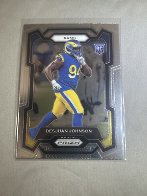 2023 Panini Prizm Base #356 Desjuan Johnson RC Los Angeles Rams ...