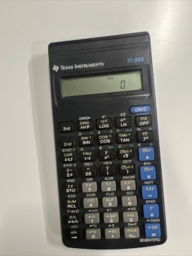 1990’s Texas Instruments TI-35X Scientific Calculator Working w/ Cover ...