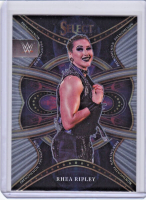 RHEA RIPLEY ( PHENOMENON INSERT CARD #22 ) 2022 WWE Panini Select MAMI ...