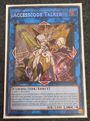 x1 Accesscode Talker - RA02-EN044 - Secret Rare - 1st Edition Yu-Gi-Oh ...
