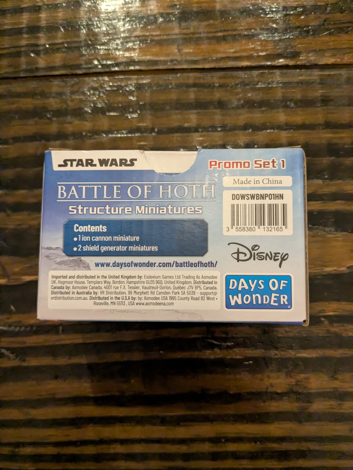 Star Wars Battle of Hoth Structure Miniatures Promo Set Days of Wonder ...