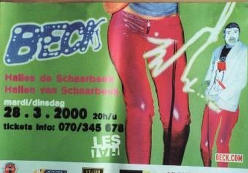 Beck - Concert Belgique - 2000 - 70x100cm - Poster | eBay