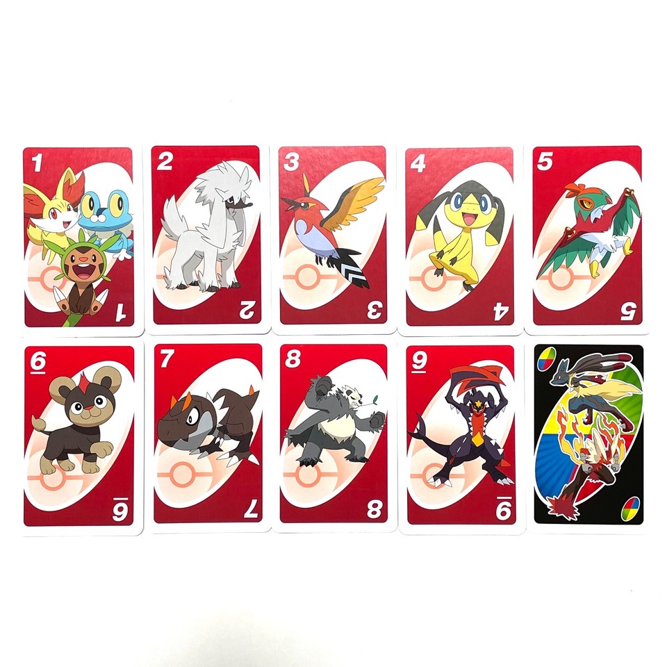 Rare UNO Pocket Monster XY Pokemon Game cards Nintendo Japanese | eBay
