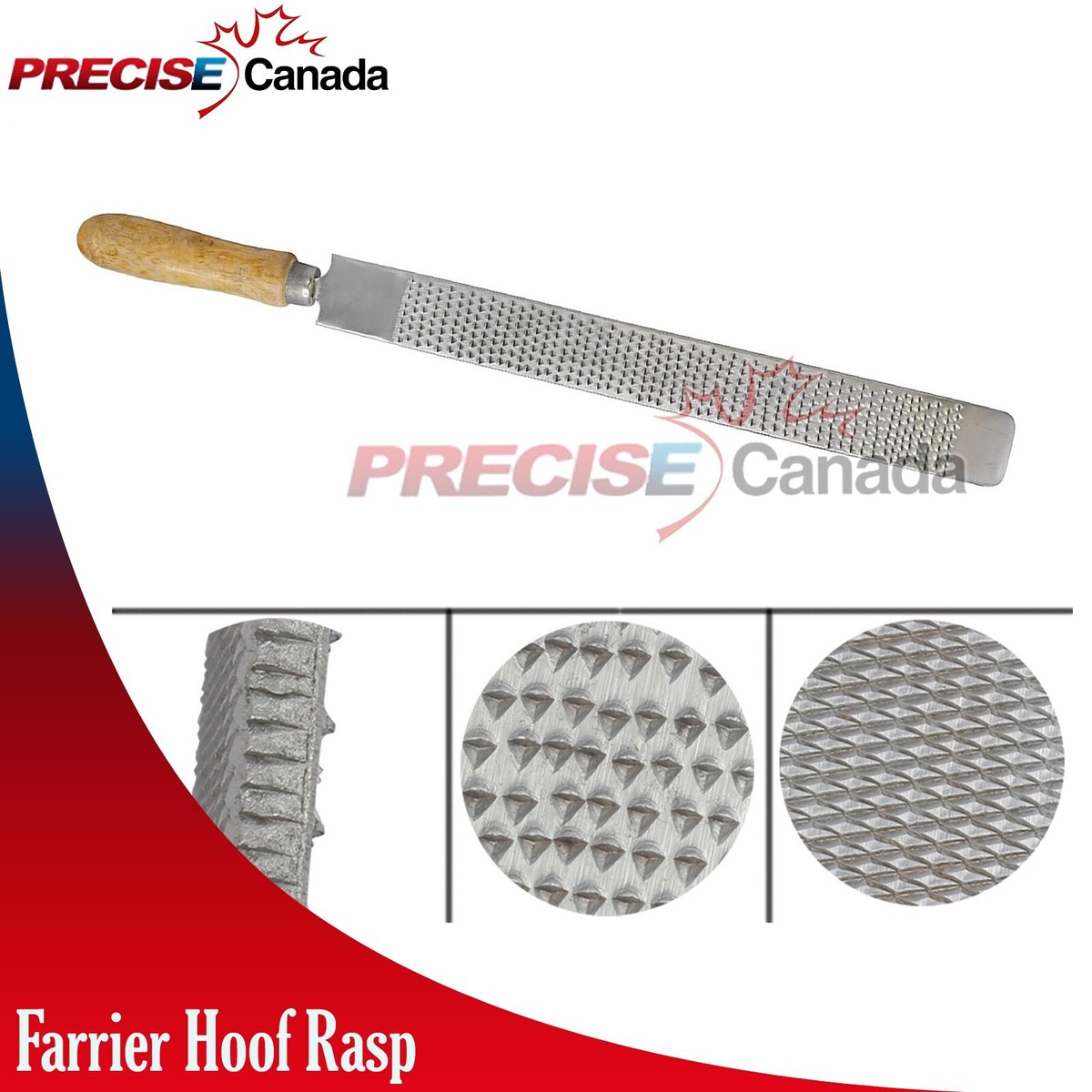 2Pcs Farrier Rasp W/ Wooden Handle, Mini Hoof Rasp For Horse, Pigs ...