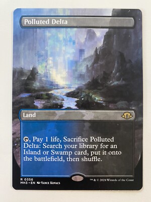 Polluted Delta (0356) *Non-Foil* BORDERLESS MH3 Modern Horizons 3 MTG ...