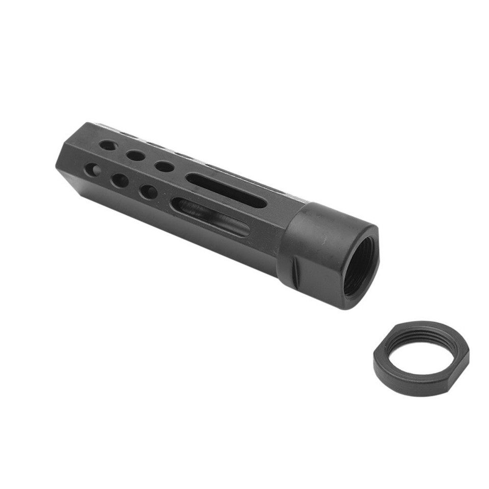 Steel 1/2x28 Linear Compensator for 5.56 .223 .224 Muzzle Brake Muzzle ...