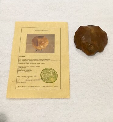 Neolithic & Paleolithic - Lower Palaeolithic Mode 1 Chopper