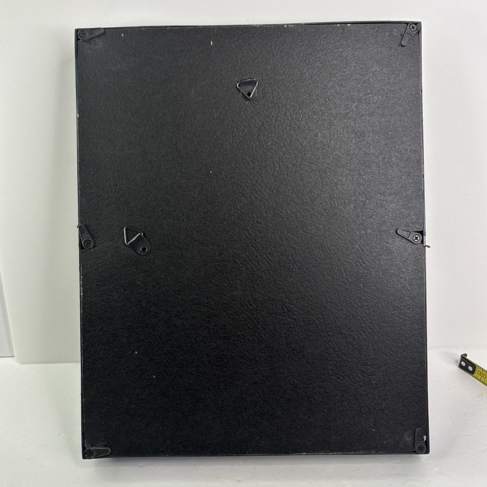 Rustic Punch Tin Cross Embossed Blue Frame Picture Wall Art 8" x 9.5 ...