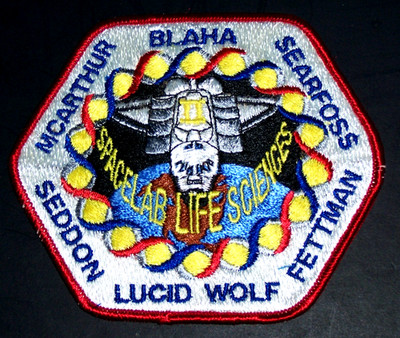 NASA - Spacelab Life Sciences Mission - Patch - Iron On - 4 1/2 " | eBay