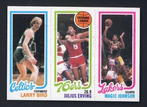 1980 Topps Larry Bird Magic Johnson RC Rookie Julius Erving HOF | eBay