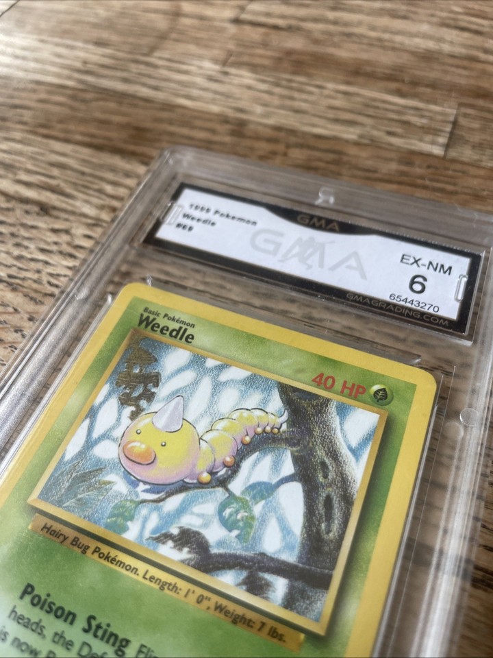 Weedle 69/102 - Base Set Vintage - Pokemon TCG Card - Graded - CGC 6 EX ...