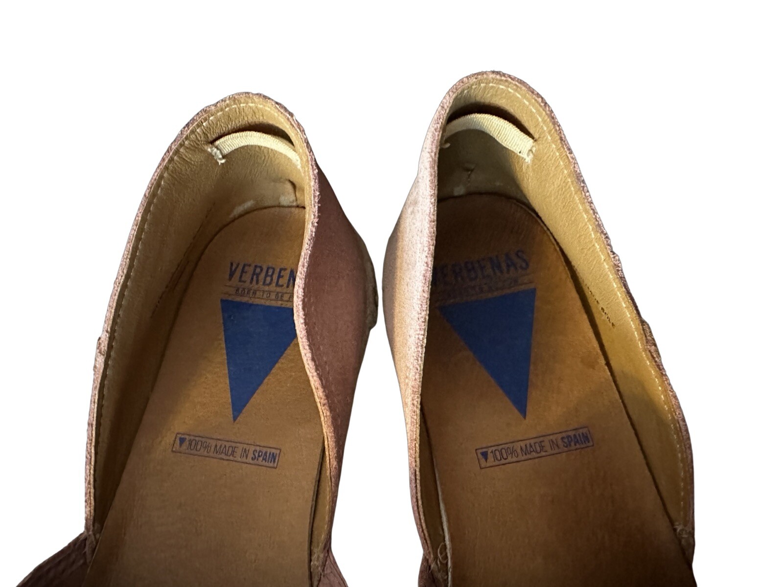 Verbenas Women's Carmen Pink Leather Suede espadrilles Flats Shoes Sz ...
