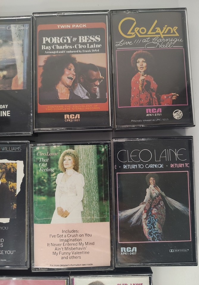 Rare Lot of 14 Cleo Laine Cassette Tapes Jazz Music | eBay