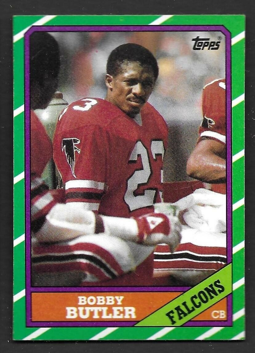 1986 Topps #370 Bobby Butler Atlanta Falcons | eBay