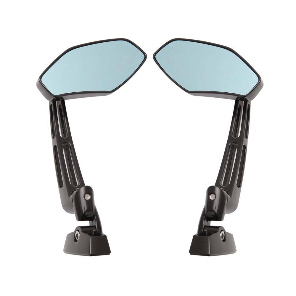Black Motorcycle Rearview Side Mirror For 2008 2009 2010 Yamaha FZ6R ...