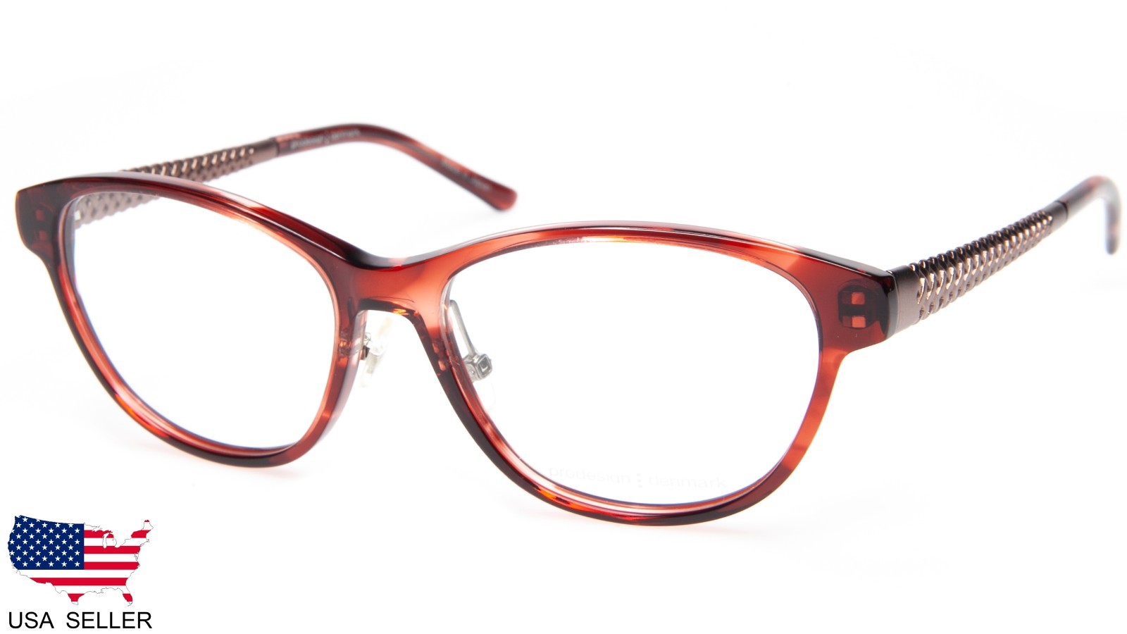 NEW PRODESIGN DENMARK 5637-1 c.4125 RUBY EYEGLASSES FRAME 53-15-140 ...