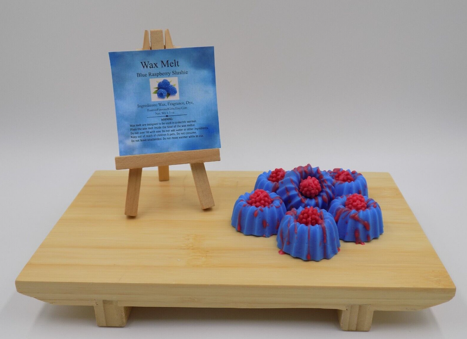 Blue Raspberry Slushie Scented Wax Tarts For Wax Warmers 4 pack | eBay