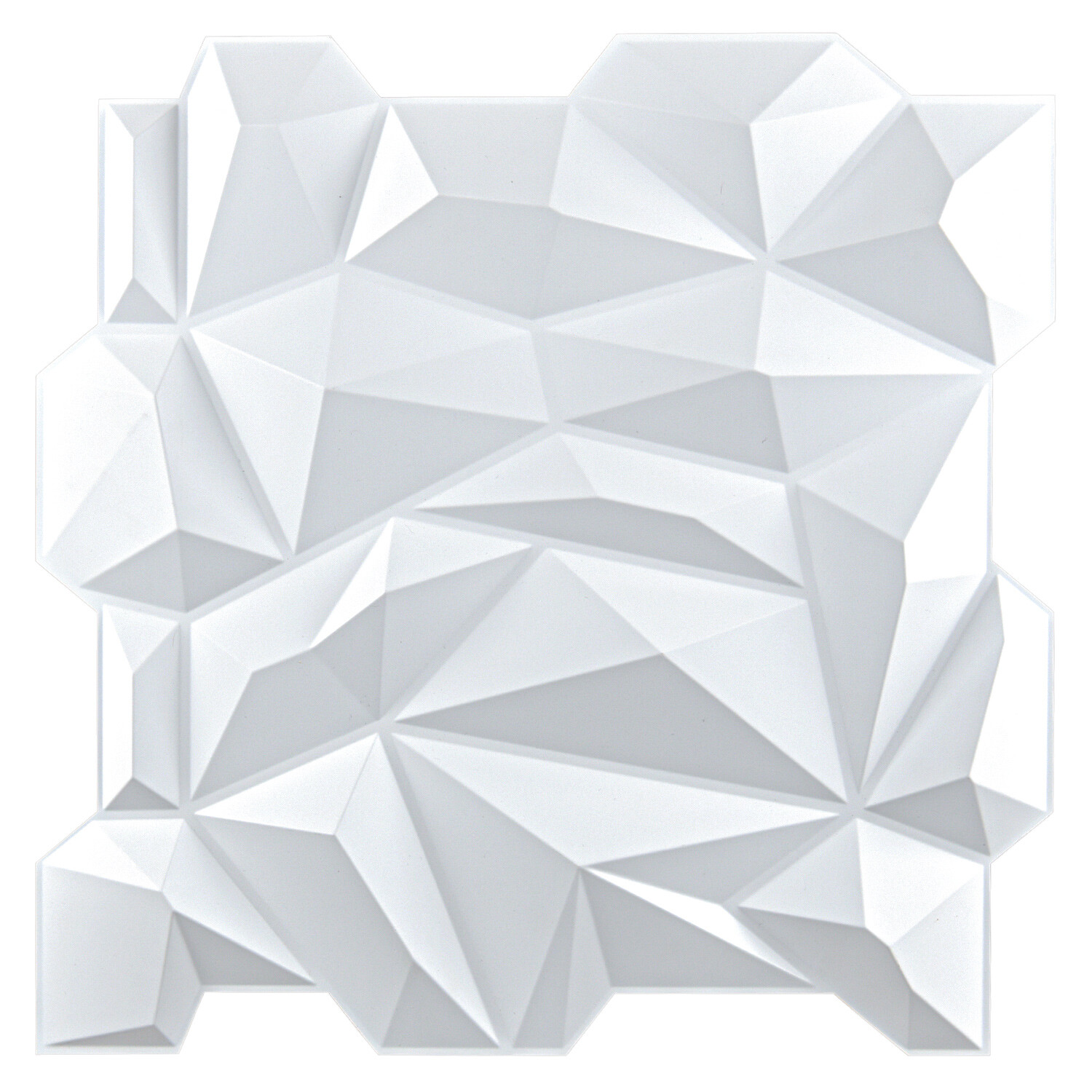 Art3d PVC 3D Diamond Wall Panel Jagged Matching for Residential ...