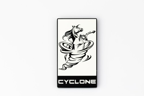 2011-2017 Mustang Cyclone Badge - GT350 V6 Emblem- All Metal Epoxy ...