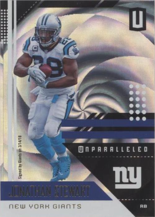 2018 Panini Unparalleled - Jonathan Stewart #141 Whirl /100 for sale ...