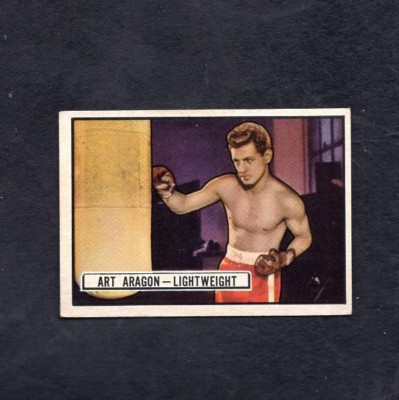 1951 Topps RINGSIDE BOXER # 16 Art Aragon EX+ condition Boxing | eBay