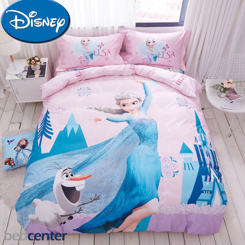 Disney Frozen Anna Elsa Princess CottonTwill Twin Queen Duvet Cover ...