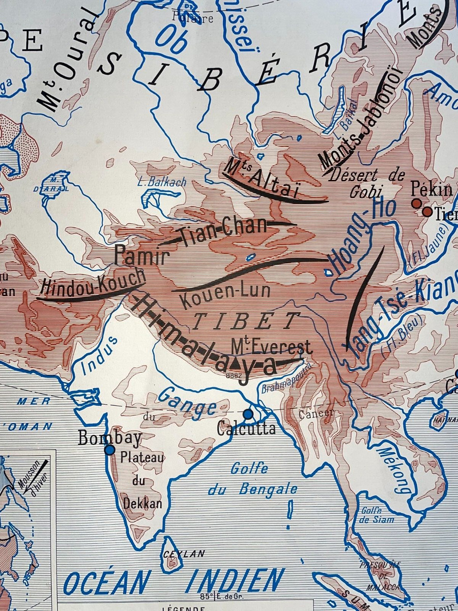 Population Map Of Asia