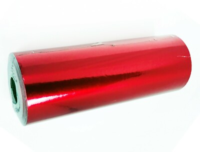 Jewelry 7.5" x 150ft Red Gloss Foil Gift Wrapping Paper All Occasions ...