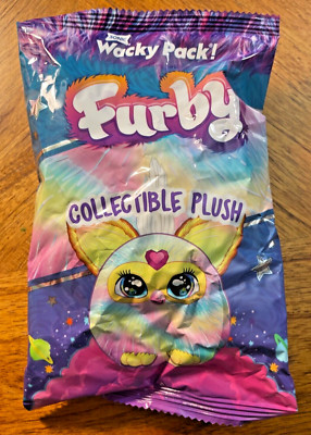 Sonic Wacky Pack Furby Collectible Plush Toy Sealed Unopened Rainbow ...