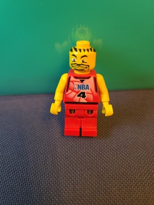 LEGO NBA Player Minifigure #4 3432 3440 3430 nba044 CMF Lot Retired Red ...