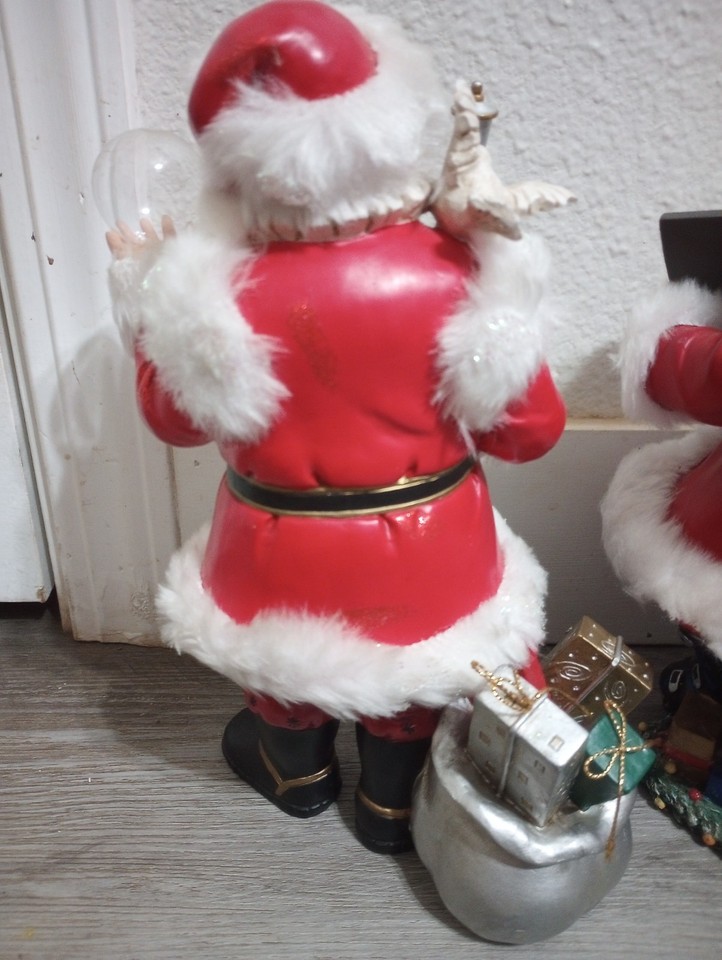 Set of 6 Vintage 10" SANTA CLAUS Christmas 20th Century Midwest of ...