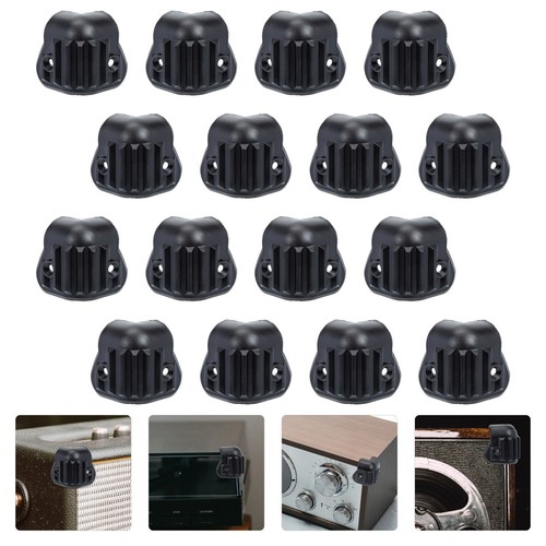 16Pcs Speaker Corner Protectors Plastic Anti-collision Black Wraps | eBay