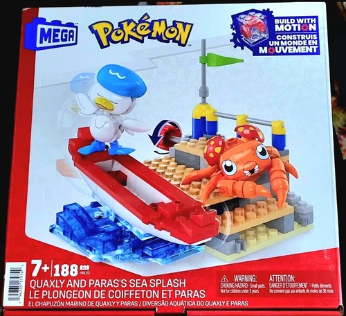 MEGAPokémon Quaxly & Paras Building Toy Block Set FACTORY SEALED | eBay