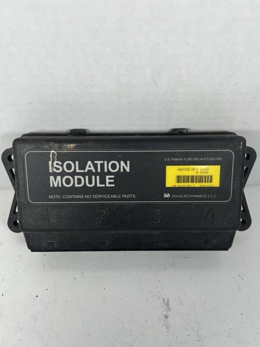 ⭐️WESTERN FISHER PLOW 4 PORT ISOLATION MODULE 26401 26386 YELLOW LABEL ...