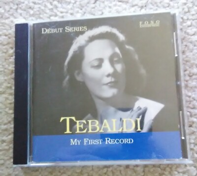 TEBALDI MY FIRST RECORD CD FONO DEBUT SERIES 7 TRACKS FREE SHIPPING | eBay
