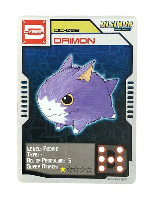 Toei Digimon Series 1 D-CYBER Collect Card Game Normal DC-002 Dorimon ...