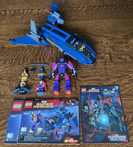 LEGO Marvel Super Heroes 76022 X-MEN VS THE SENTINEL - 100% Complete w ...
