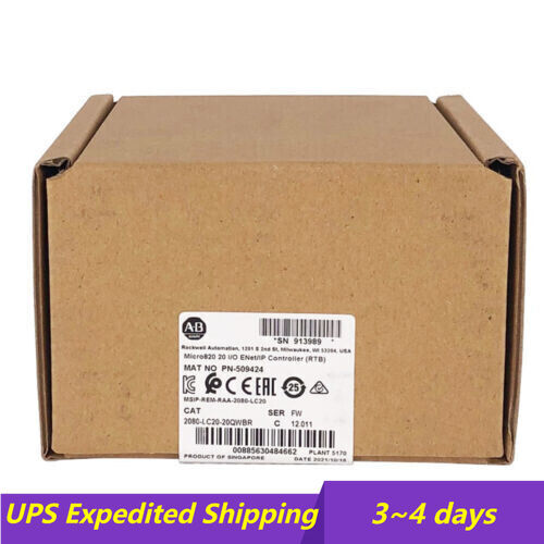 2080-LC20-20QWBR AB Micro820 plug-in module 2080LC2020QWBR UPS Shipping ...