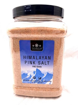 5 LB FINE Pink Crystal Himalayan Pink Salt Fine Grain Natural - Free ...