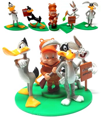 LOONEY TUNES RABBIT FIRE MINI CARTOON FIGURE CAKE TOPPER DECORATION YOU ...