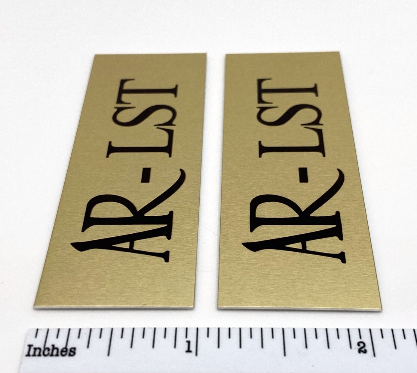 AR-LST Speaker Grill Badges Pair Custom Made Aluminum | eBay