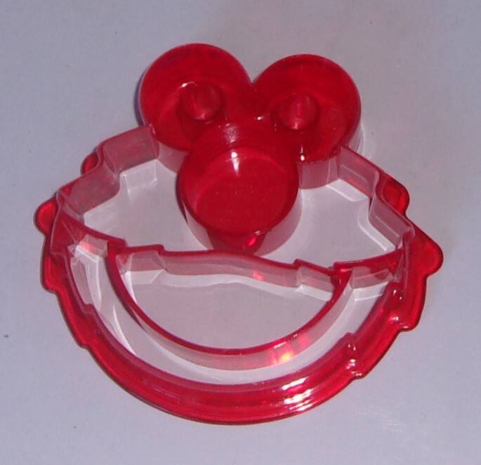 Sesame Street ELMO Plastic Cookie Cutter/Mold Crust Bread - Evriholder ...