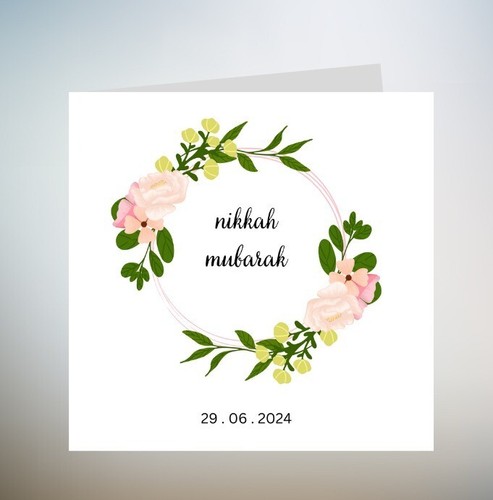 Islamic Nikkah Card,Islamic Nikkah Gift,Islamic Nikkah Gift For Wife ...
