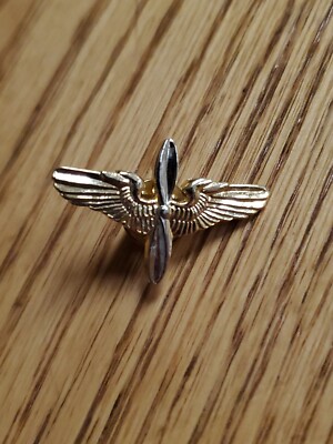 Wings Propeller USAF Army Military Wing Two Tone Pin re | eBay