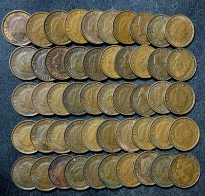 Old NETHERLANDS Coin Lot - 1948-PREEURO - 50 One Cents - Lot #J19 | eBay