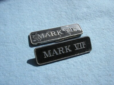 LINCOLN CONTINENTAL MARK VII TOWN CAR EMBLEM TRIM CHROME BADGE LOGO ...