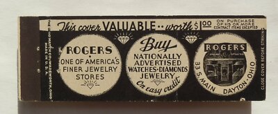1930s? Full Length Rogers Jewelry Store 33 S Main Storefront Dayton OH ...