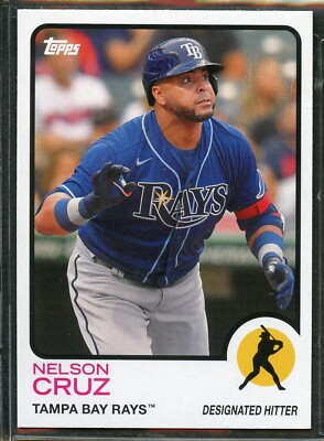 2021 Topps Archives Baseball - #107 - Nelson Cruz - Tampa Bay Rays | eBay