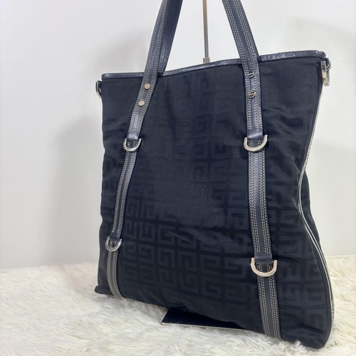 GIVENCHY Nylon Tote Bag Logo Monogram Black A4 Authentic Women's Bags & Handbags | eBay