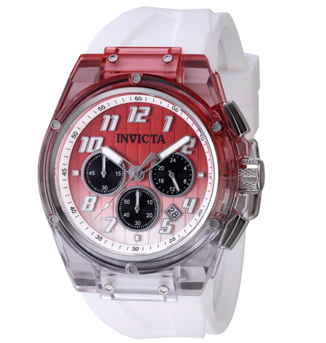 Invicta S1 Rally Prism Color Flip Men's 44mm Red and White Chrono Watch ...